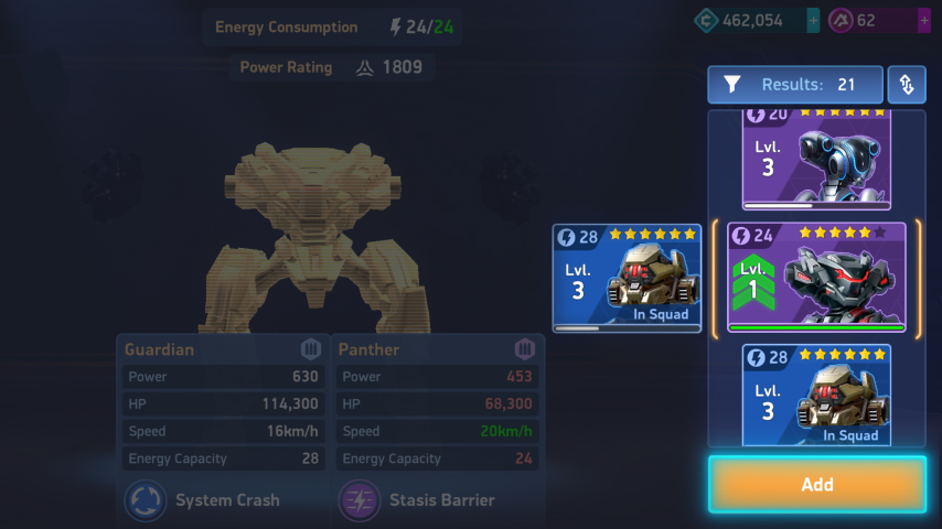 General info about Mechs – Mech Arena