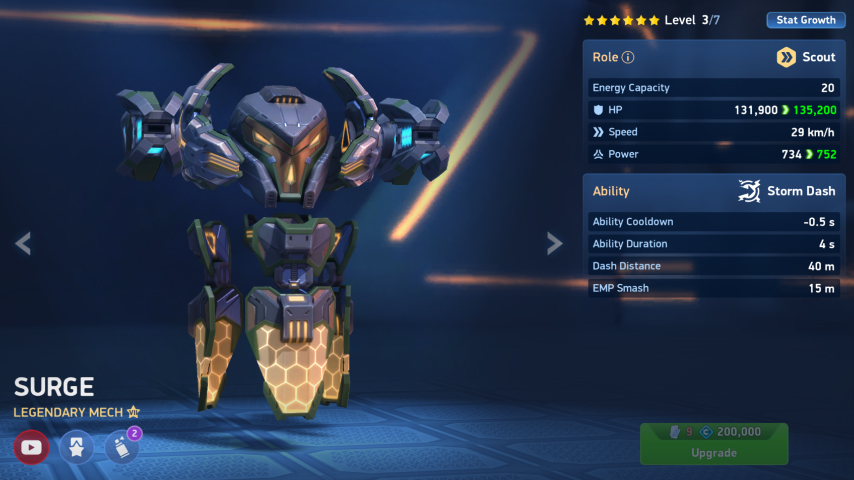 General info about Mechs – Mech Arena