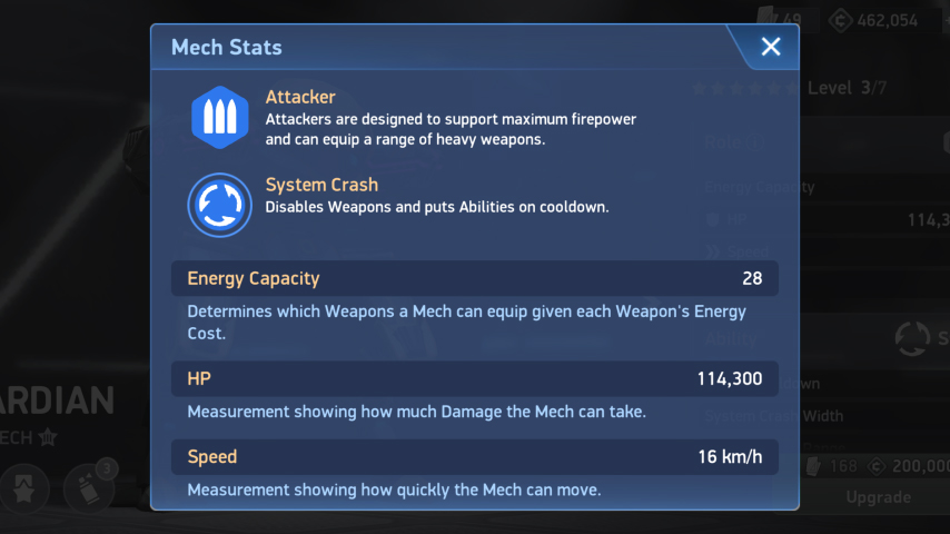 General info about Mechs – Mech Arena